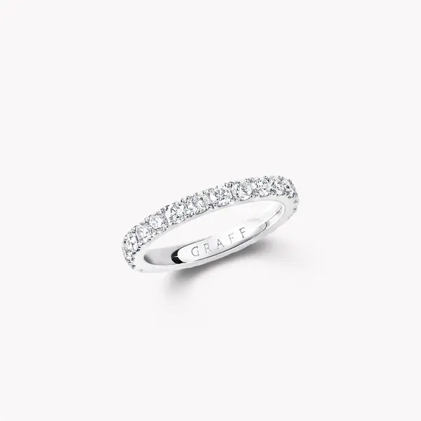 Graff Diamond Wedding Band - Platinum