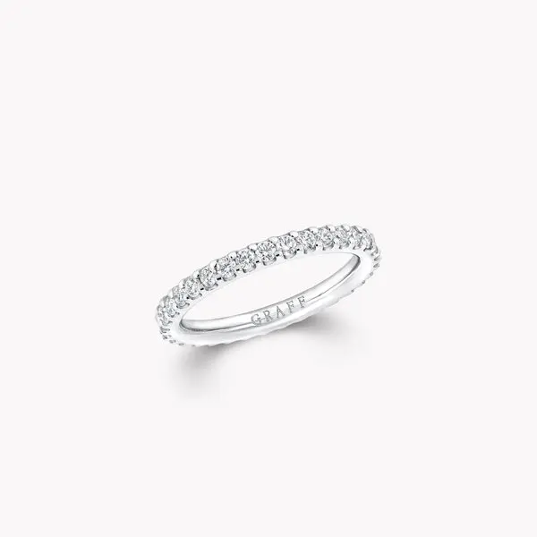 Graff Round Diamond Band - White Gold