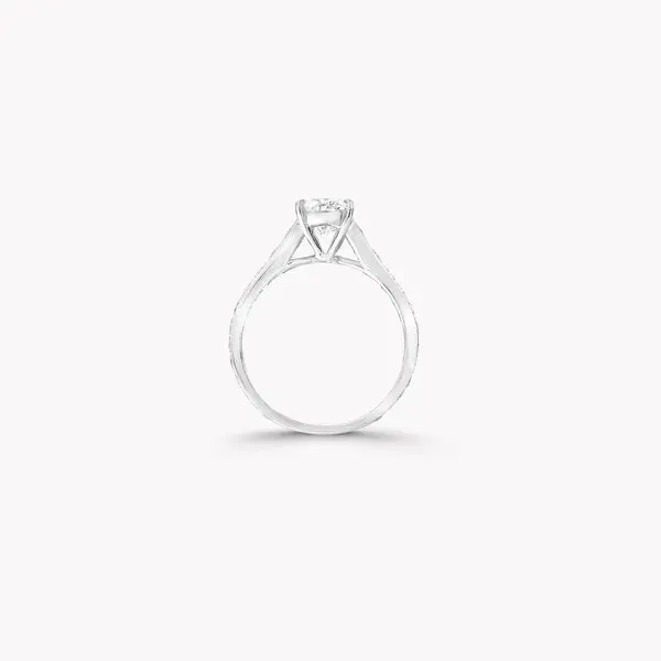 Graff Flame Oval Diamond Engagement Ring
