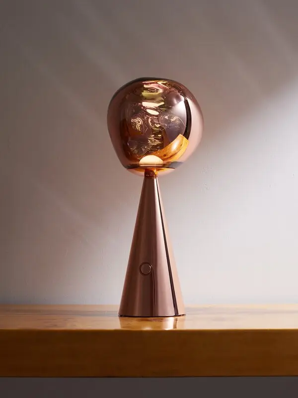 TOM DIXON Melt Portable Copper-tone Steel Lamp - Metallic