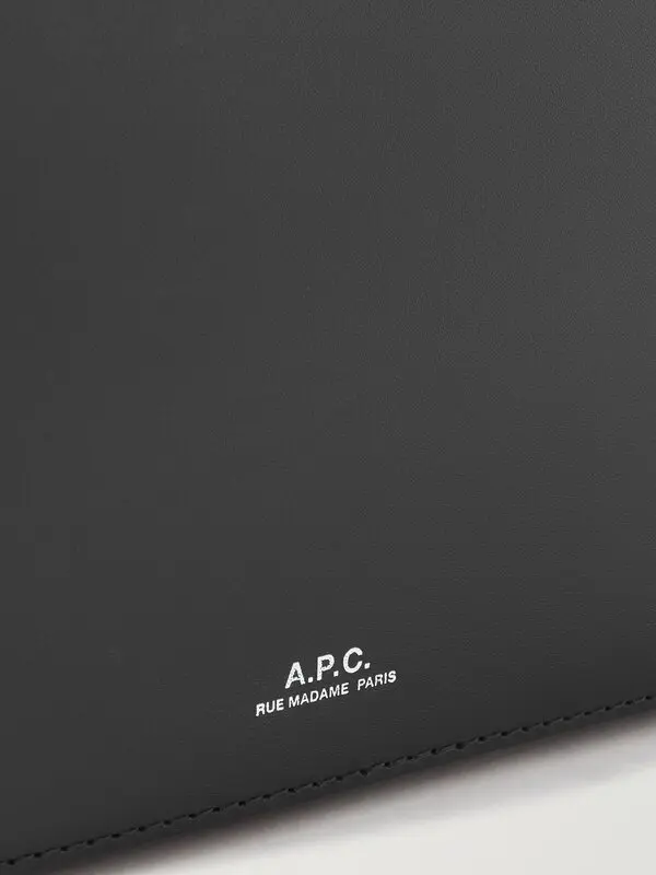 A.p.c. Leather Messenger Bag