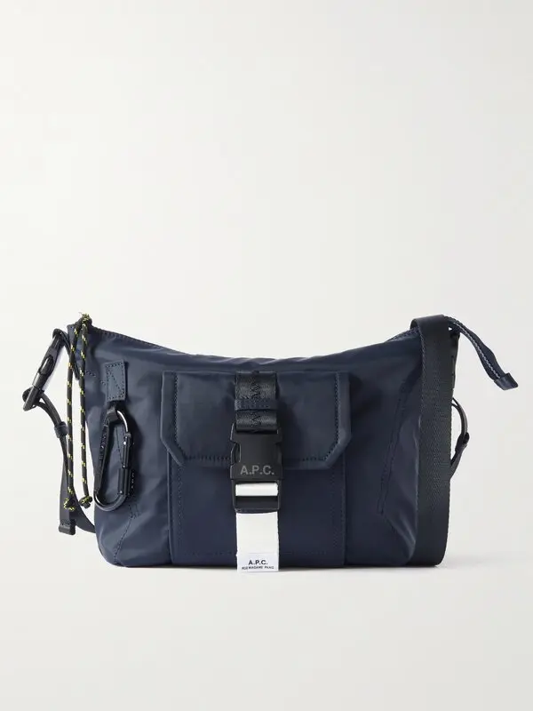 A.p.c. Trek Shell Messenger Bag - Blue