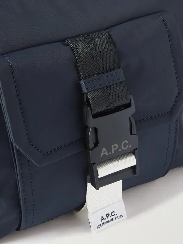 A.p.c. Trek Shell Messenger Bag - Blue