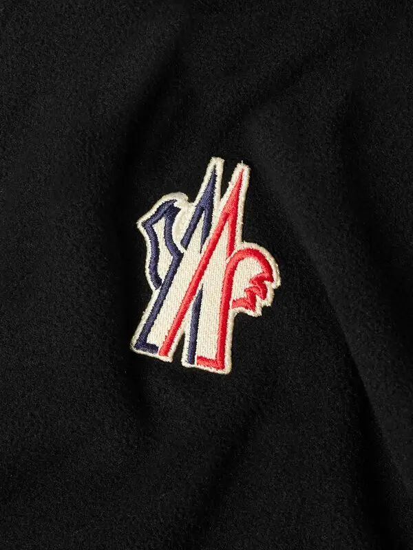 Moncler Shell-trimmed Fleece Ski Jacket