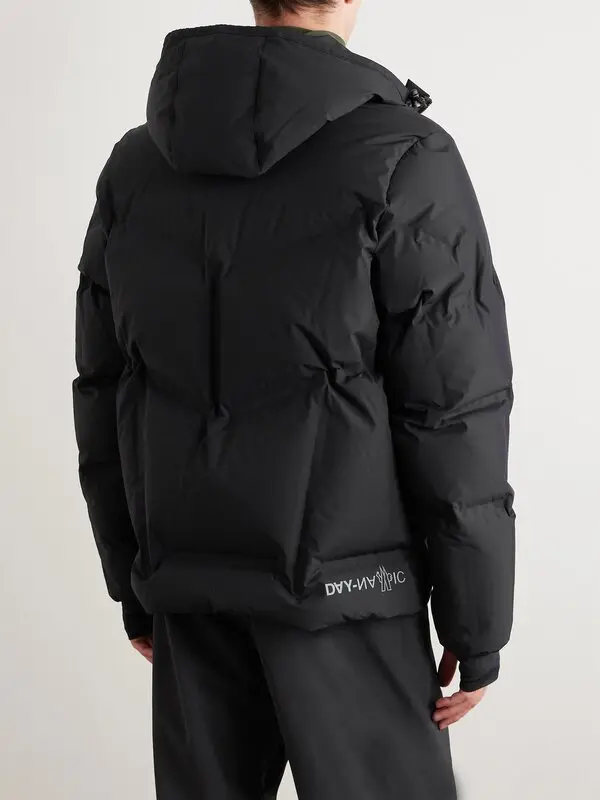 Moncler Arcesaz Logo-appliquéd Quilted Hooded Down Ski Jacket