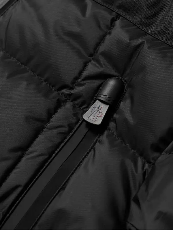 Moncler Camurac Logo-appliquéd Quilted Hooded Down Ski Jacket