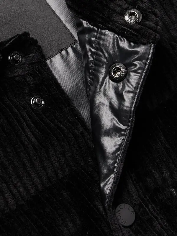 Moncler Padded Cotton-blend Corduroy Down Jacket