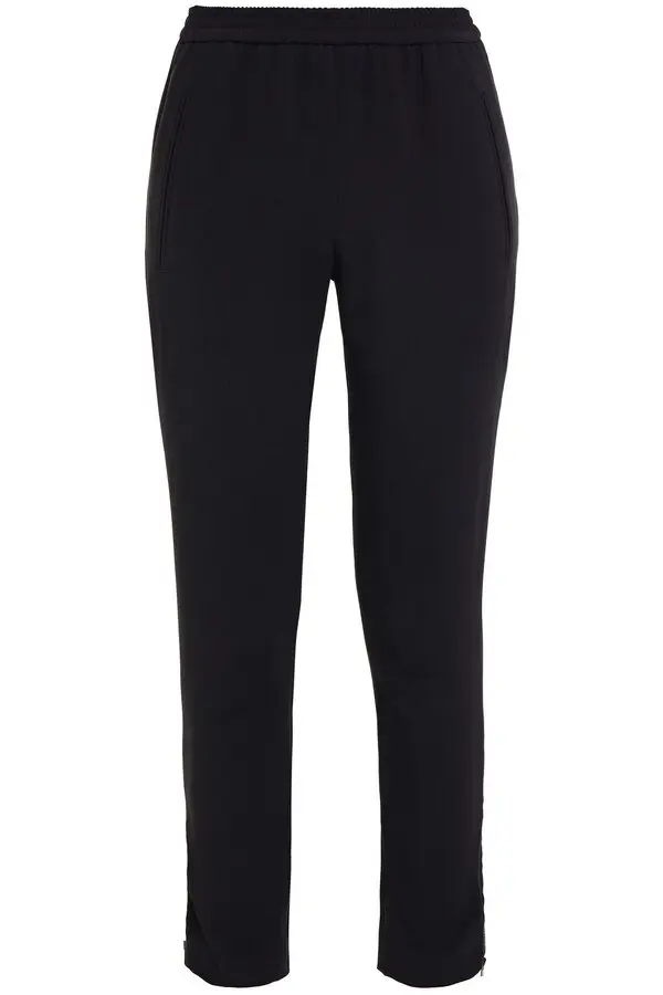 Stella McCartney Crepe Tapered Pants - Black