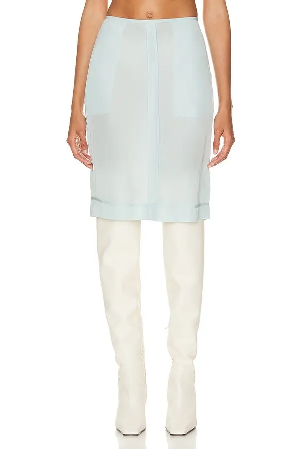 Bottega Veneta Sheer Skirt