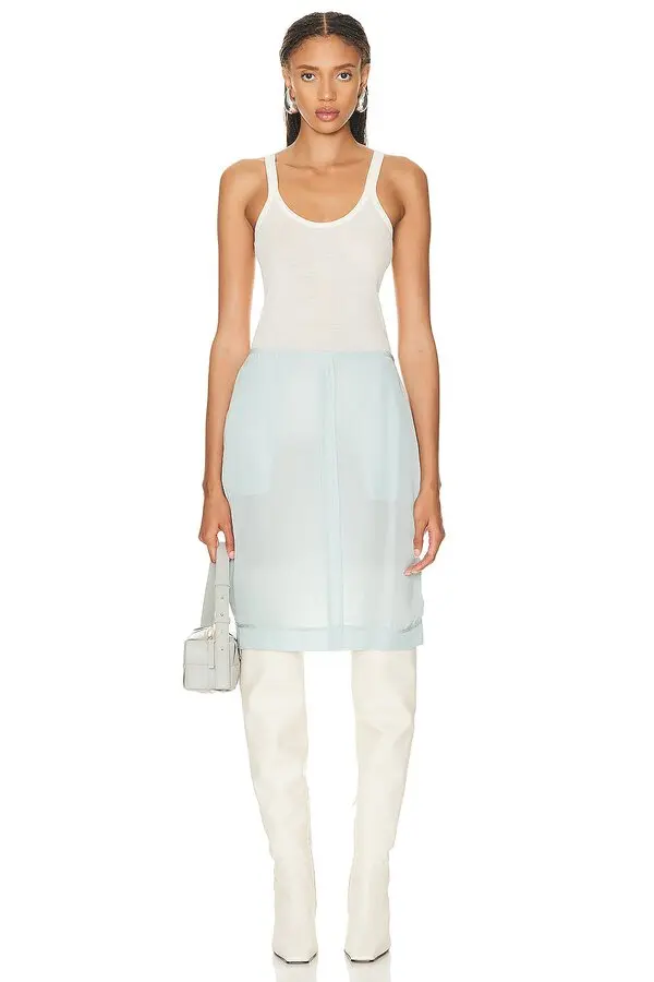 Bottega Veneta Sheer Skirt