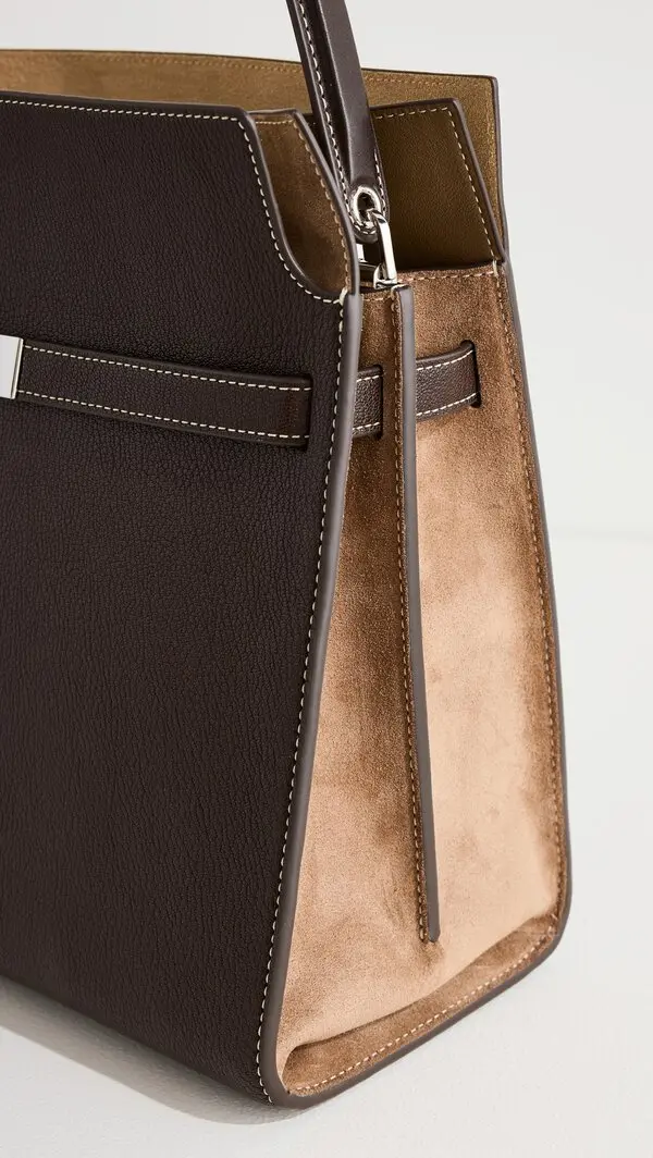 Tory Burch Lee Radziwill Textured Double Bag