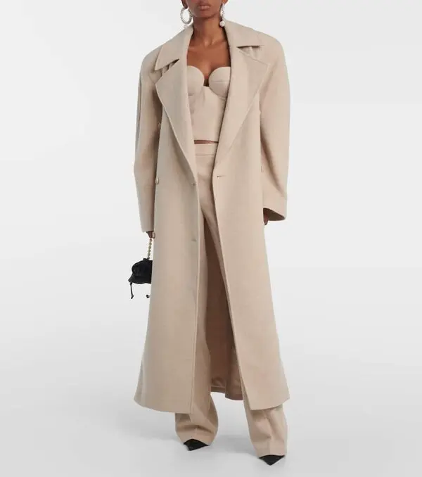 Magda Butrym Double-breasted Cashmere Coat