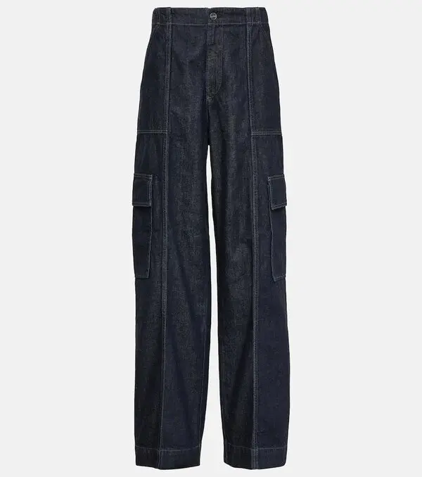 Ag X Emrata Amia High-rise Cargo Jeans