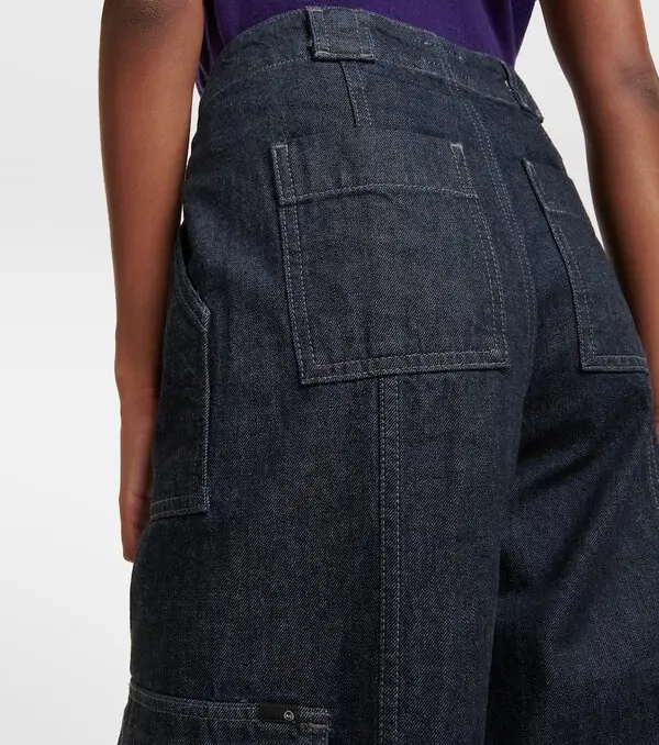 Ag X Emrata Amia High-rise Cargo Jeans