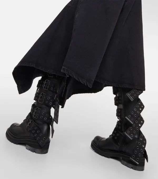 Junya Watanabe Embellished Leather Boots