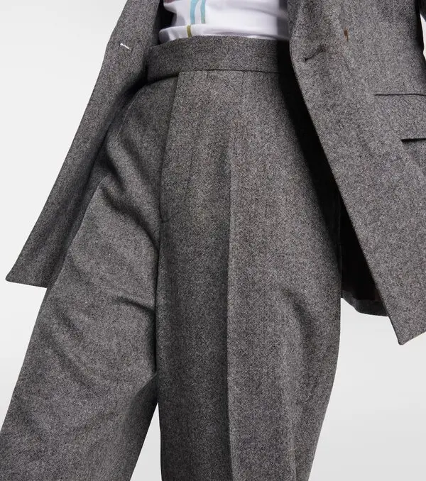 VIVIENNE WESTWOOD Tailored Straight Leg Wool Trousers