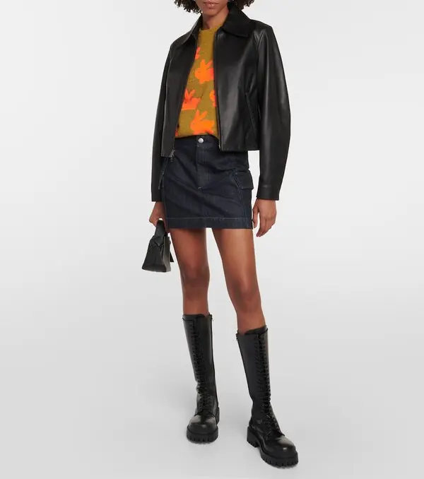 Ag X Emrata Colombo Cargo Miniskirt
