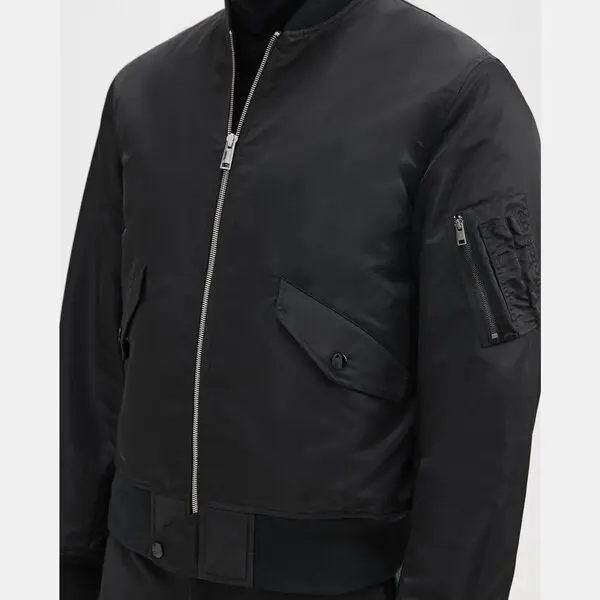 Theory Bomber Puffer Jacket - Black