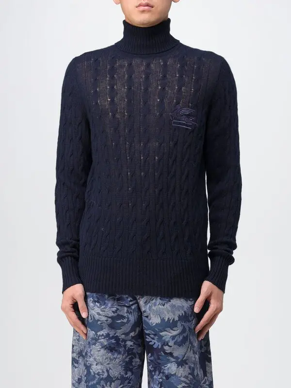 Etro Cashmere Turtleneck Sweater - Grey