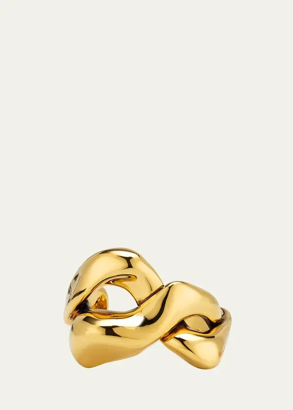 Alexander McQueen Twisted Cuff Bracelet