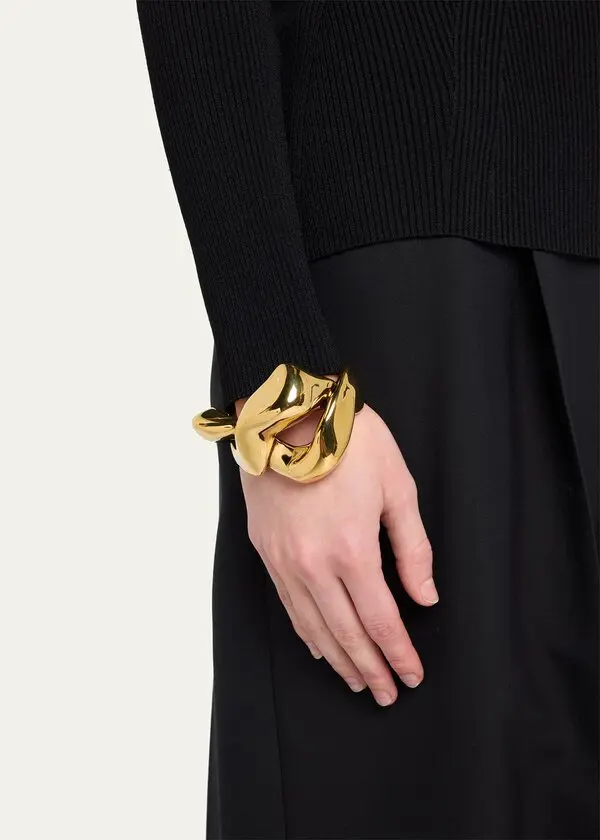 Alexander McQueen Twisted Cuff Bracelet