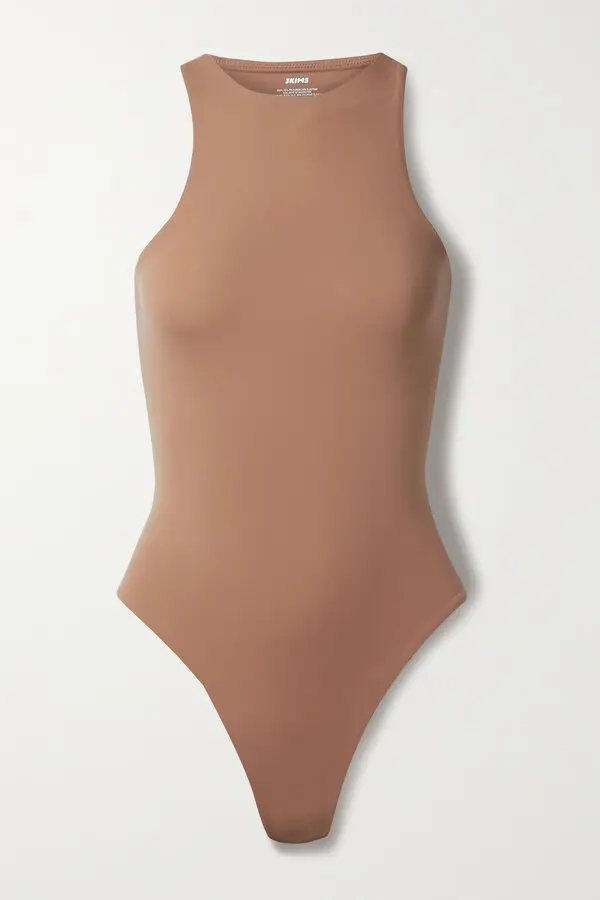 SKIMS Fits Everybody High Neck Bodysuit - Neutrals