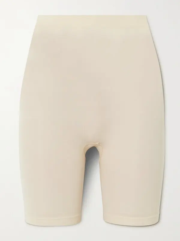 SKIMS Seamless Sculpt Mid Thigh Short - Neutrals