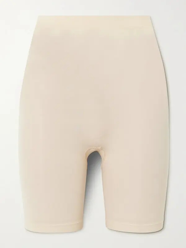 SKIMS Seamless Sculpt Mid Thigh Short - Neutrals