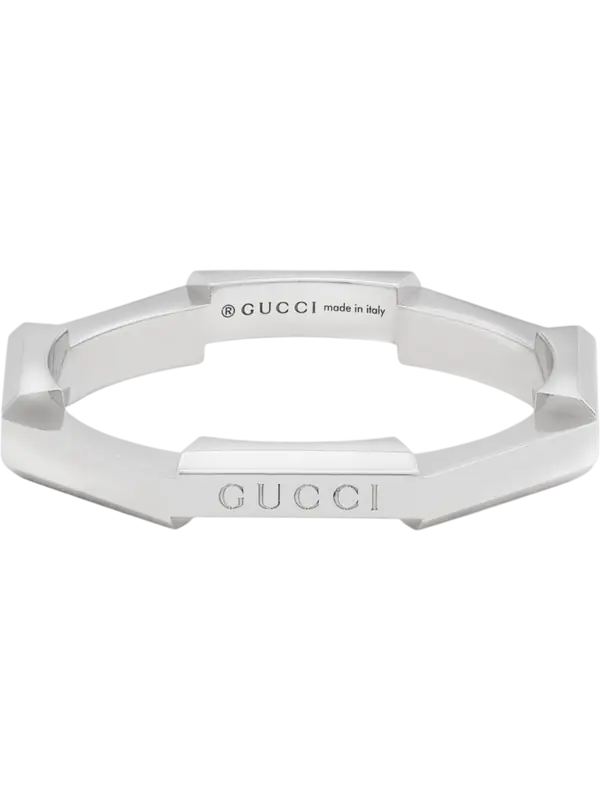 Gucci Link To Love 18-karat Ring - Silver