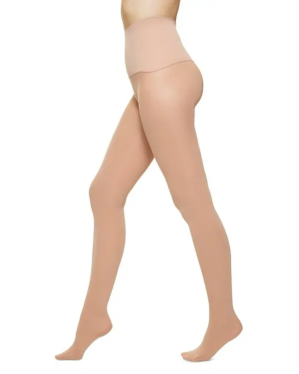 Hue Yoga Waist Tights - Natural