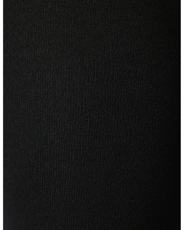 Hue Flat Knit Sweater Tights - Black