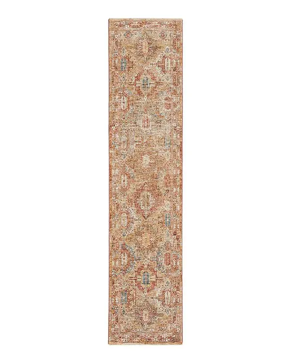 NOURISON HOME Sahar Shr01 Runner Area Rug, 2'3 X 10'2 - Rust/red