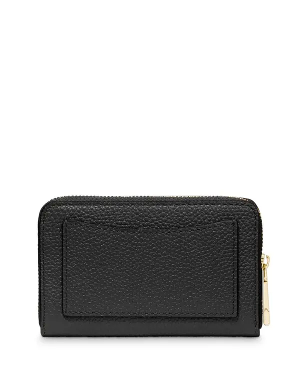 Michael Kors Michael Jet Set Leather Card Case - Black/gold