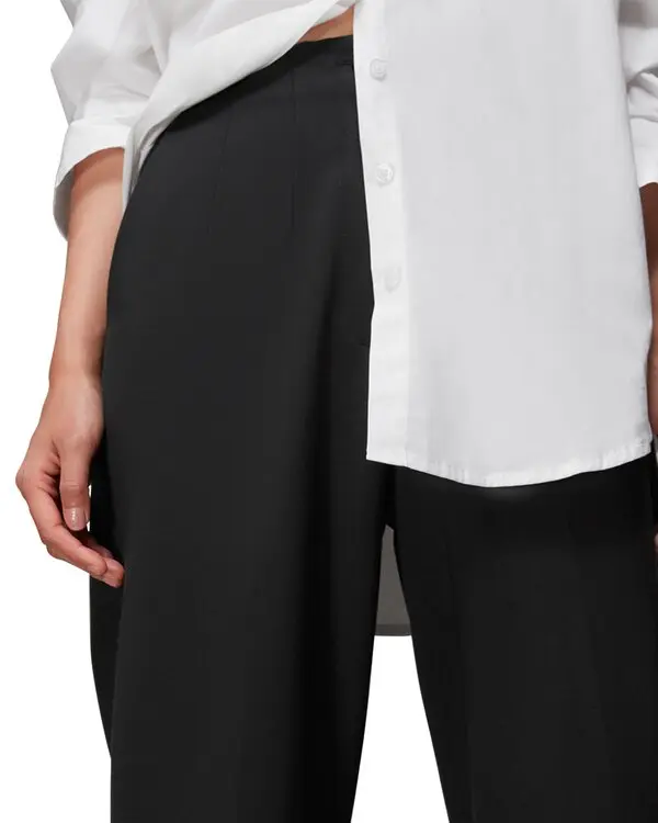 Whistles Lila Slim Fit Stretch Trousers - Black