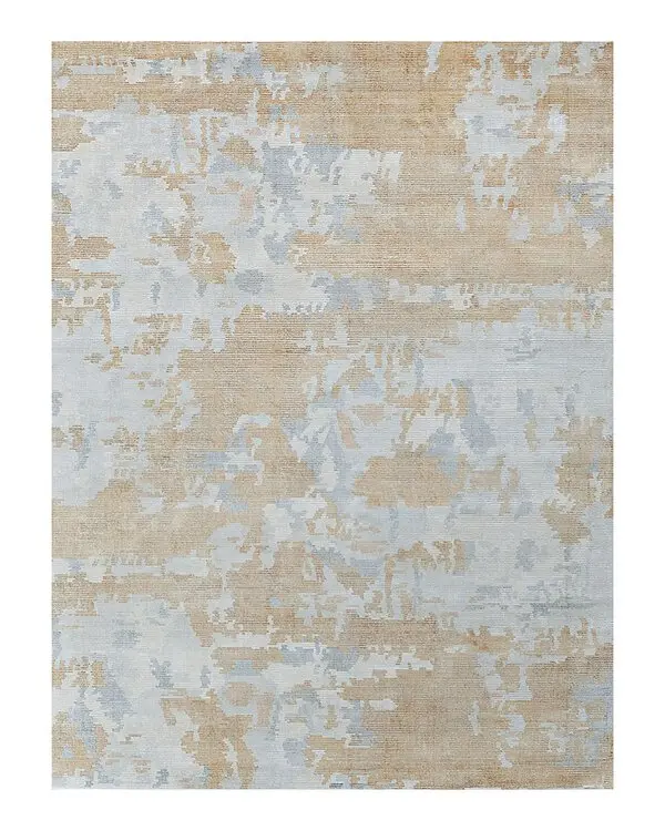 EXQUISITE RUGS Mineral 5361 Area Rug, 6' X 9 - Silver/gold