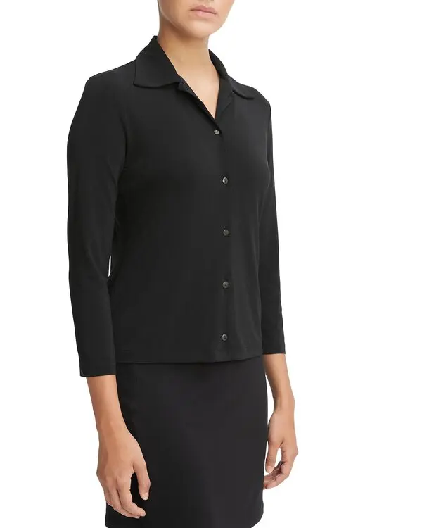 Vince Three-quarter Sleeve Button-up Shirt