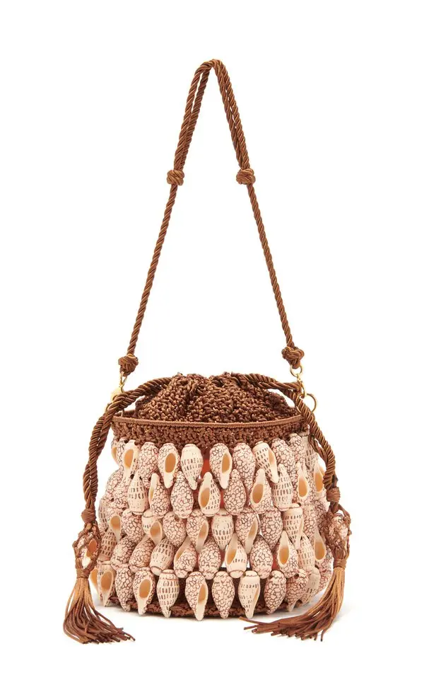Ulla Johnson Nadia Seashell Bucket Bag