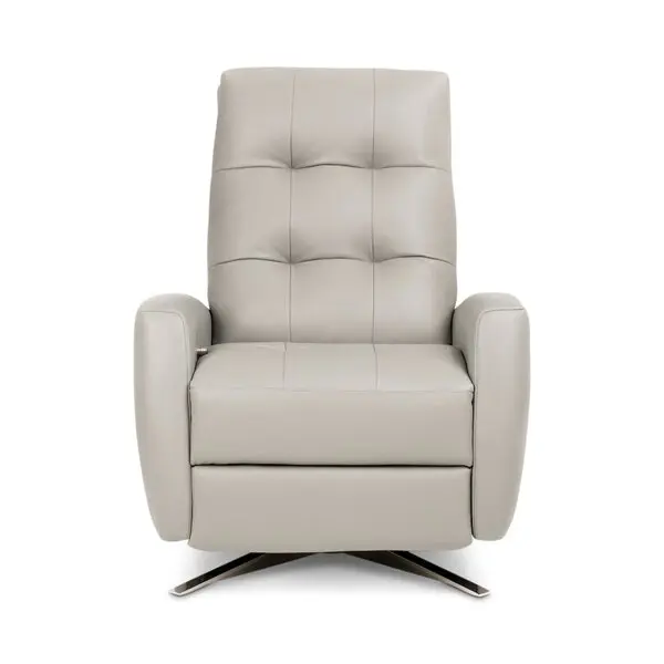 AMERICAN LEATHER Clark Recliner - Bison White