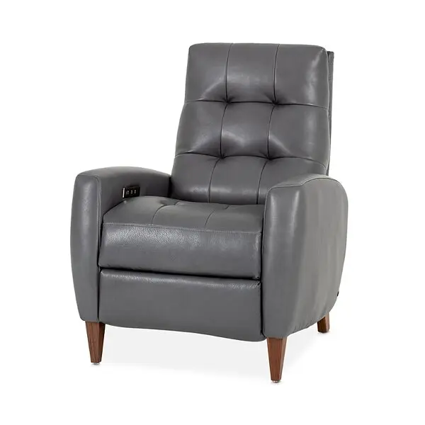 AMERICAN LEATHER Clark Recliner - Haven Smoke