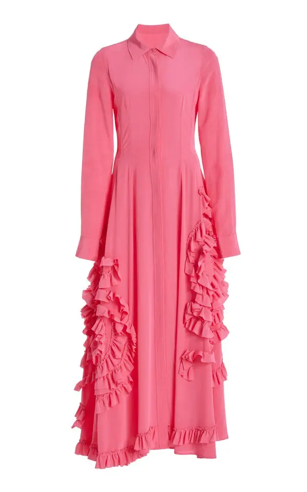 Ulla Johnson Gwen Ruffled Maxi Dress Only