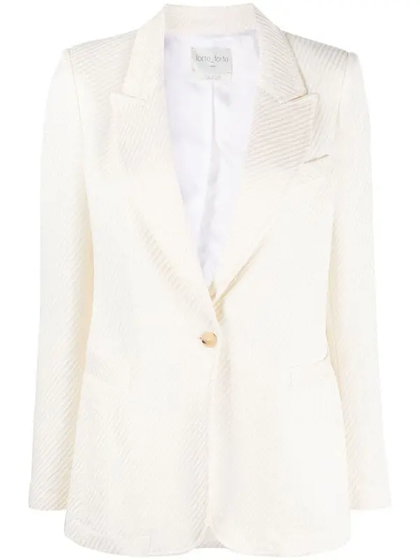 FORTE_FORTE Single-breasted Blazer