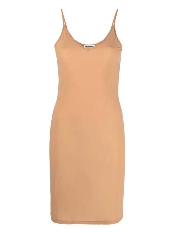JIL SANDER V-neck Minidress