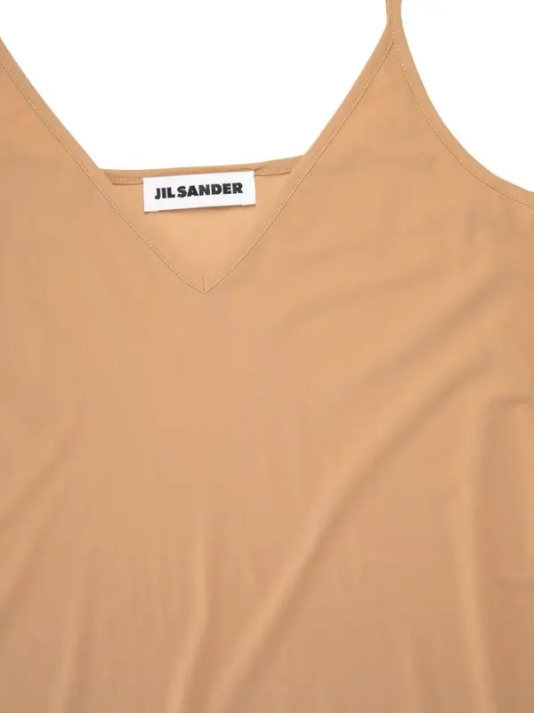 JIL SANDER V-neck Minidress