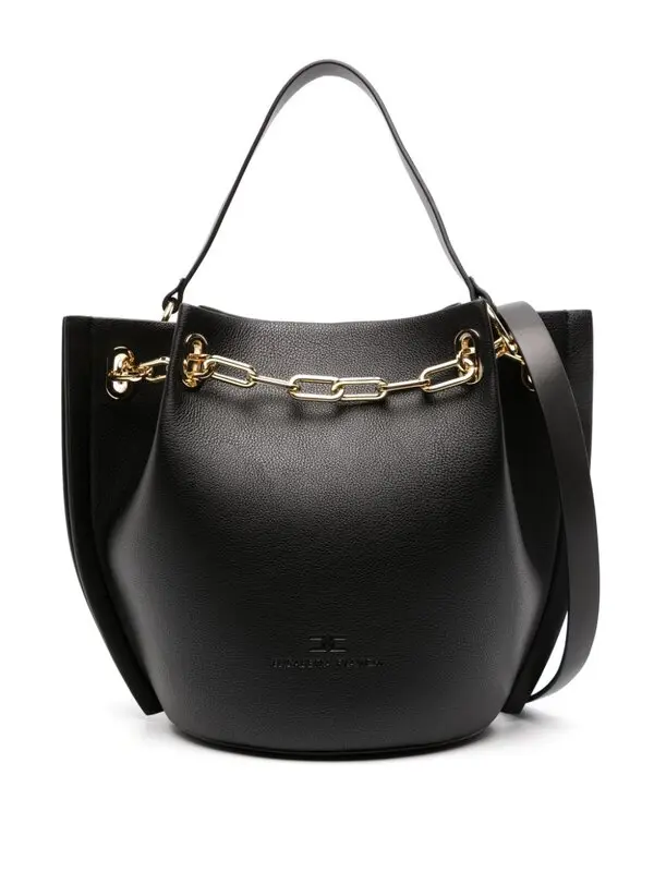 Elisabetta Franchi Chain-link Bucket Bag