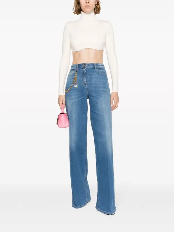 Elisabetta Franchi Roll Neck Knit Top