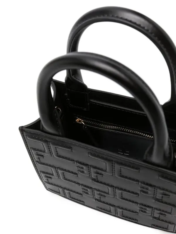 Elisabetta Franchi Mini Monogram Tote Bag