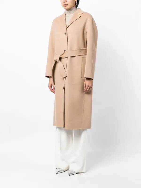 Theory Wool-cashmere Belted Coat