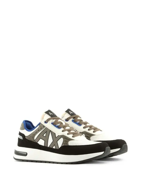 Armani Exchange Logo-patch Panelled Sneakers