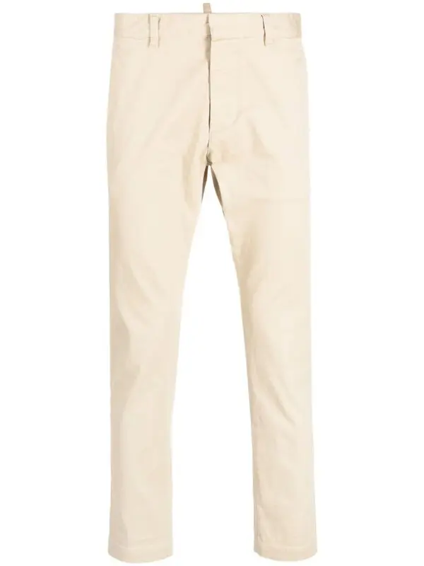 Dsquared2 Low-rise Slim-fit Cotton Chinos