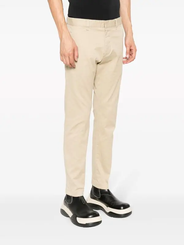 Dsquared2 Low-rise Slim-fit Cotton Chinos